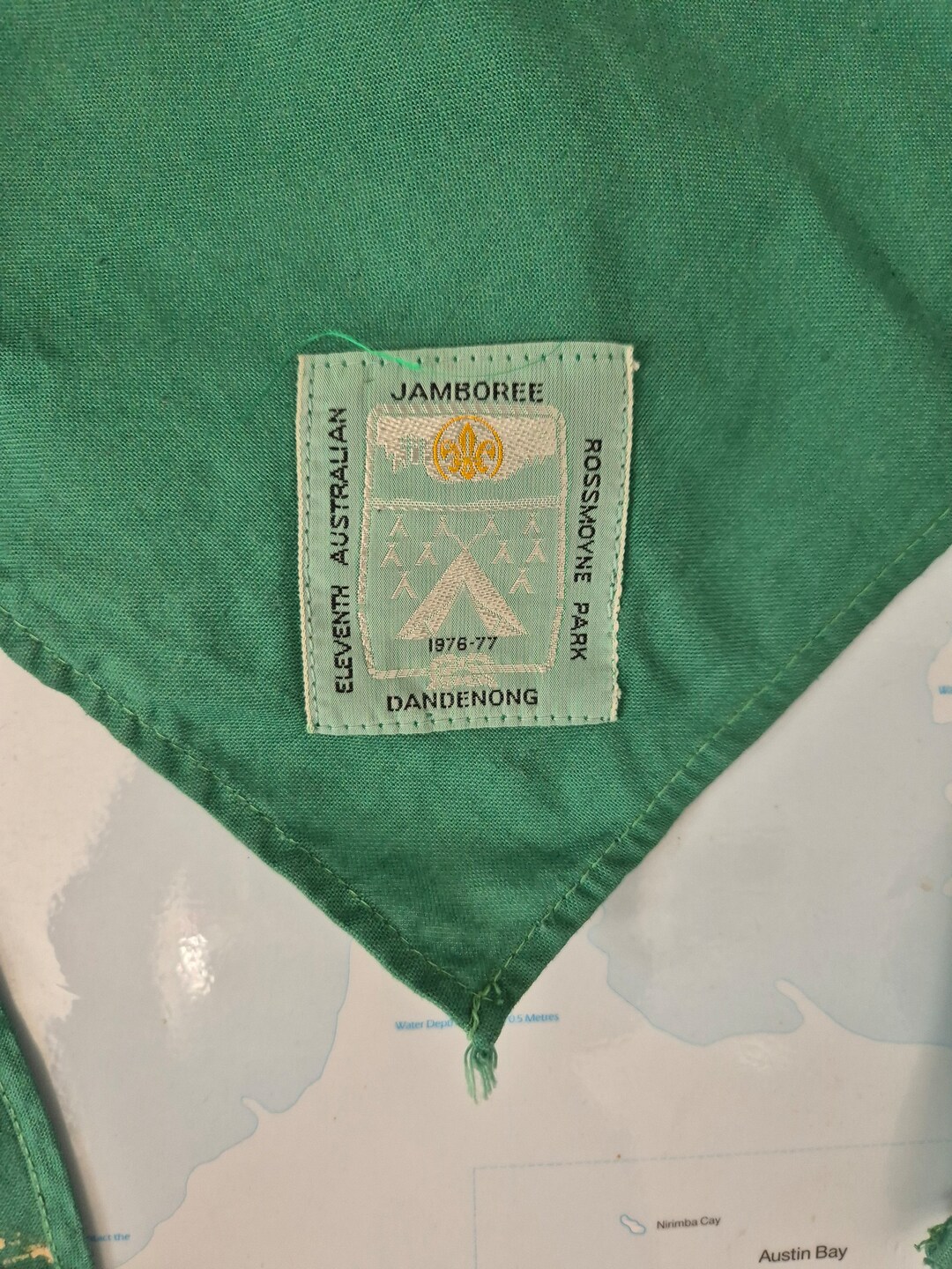 1977 Vintage Dandenong Boy Scouts Jamboree Triangle Neck Scarf Unisex ...