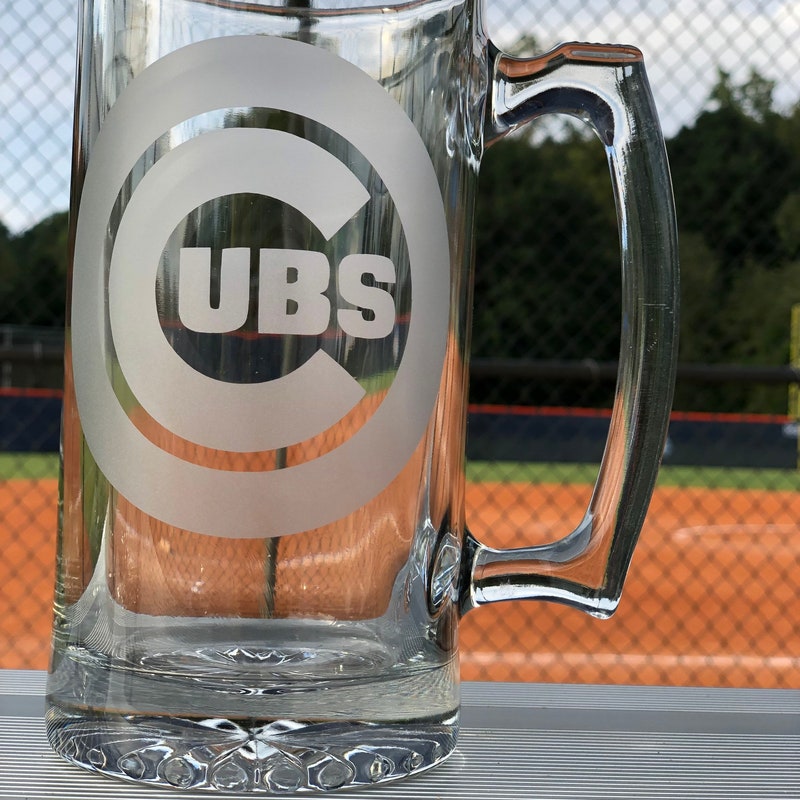 Chicago Cubs Glasses - Etsy