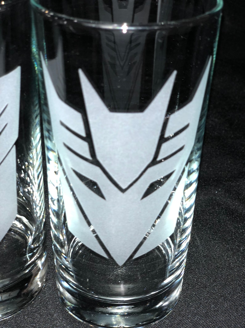 Transformers 2pc Cooler Glass Set - Etsy