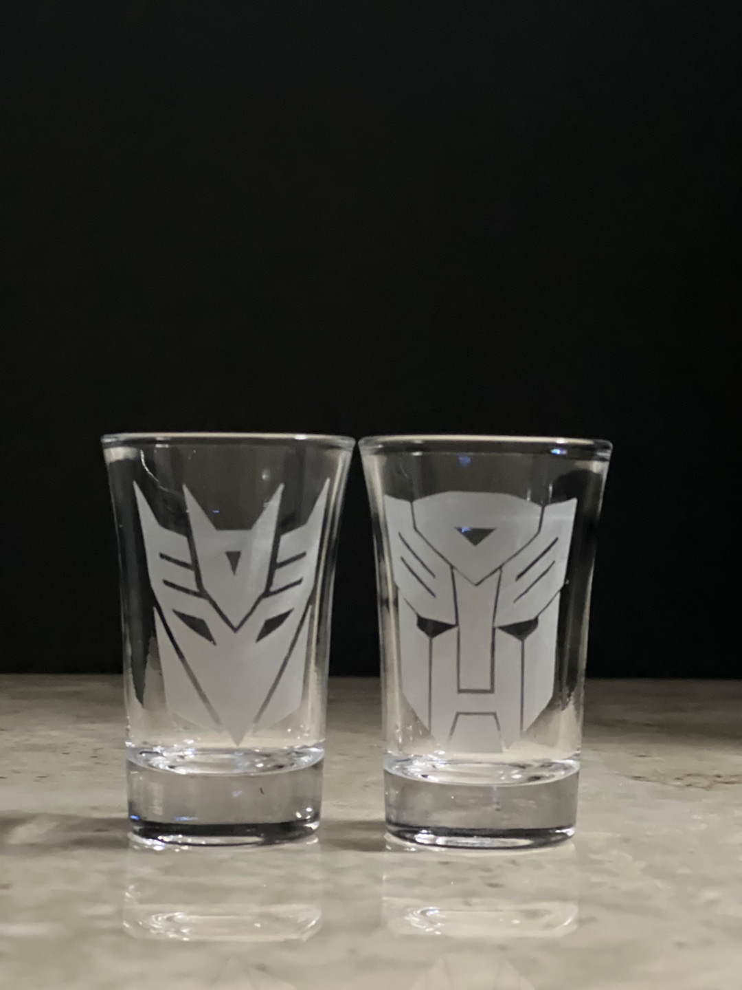 Transformers 2pc Shot Glass Set - Etsy