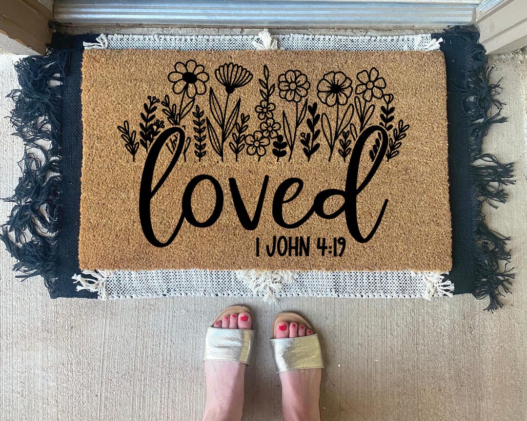 Jesus Doormat, Religious Faith Doormat, Door Mat, Christian Decor ...