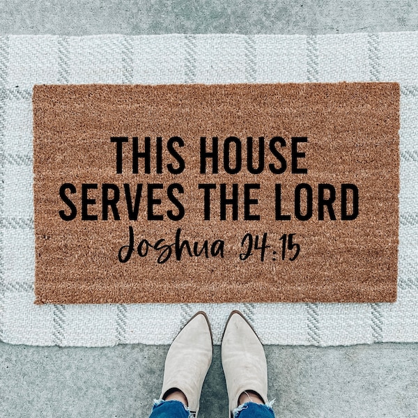 Bible Verse Doormat - Etsy
