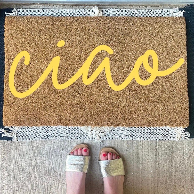 Ciao Doormat - Etsy