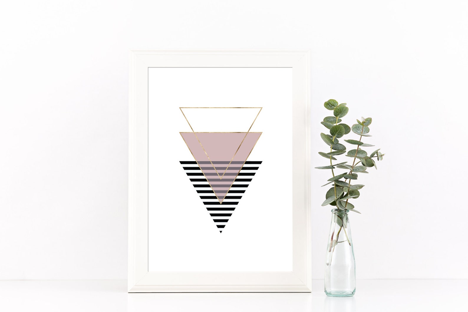 Printable Scandinavian Poster Scandinavian Print Pink - Etsy