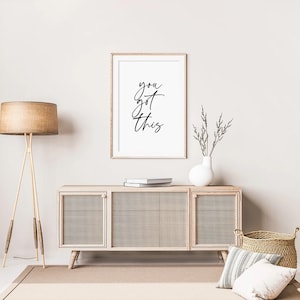 You Got This Printable Art, Quote Poster, Motivational Poster ...