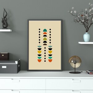 Printable Mid-century Poster Modern Mid Century Print - Etsy