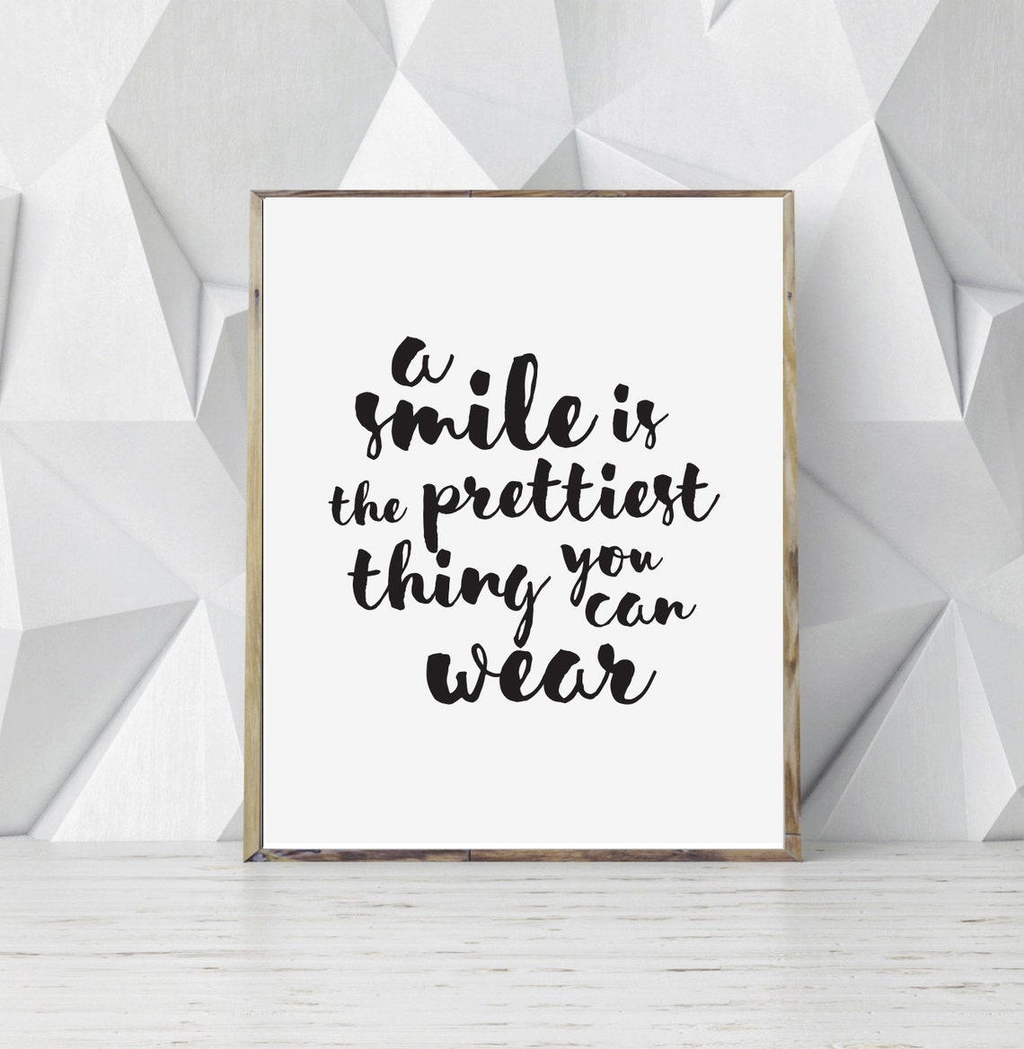 Printable Quote Poster Smile Print Smile Quote Poster A - Etsy