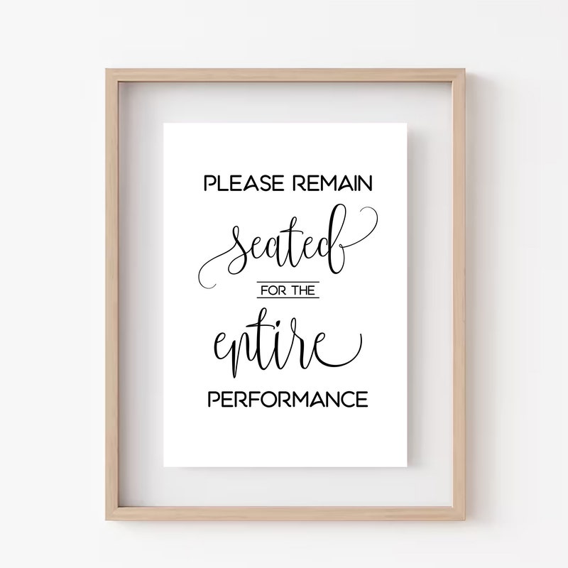 Please Remain Seated - Etsy