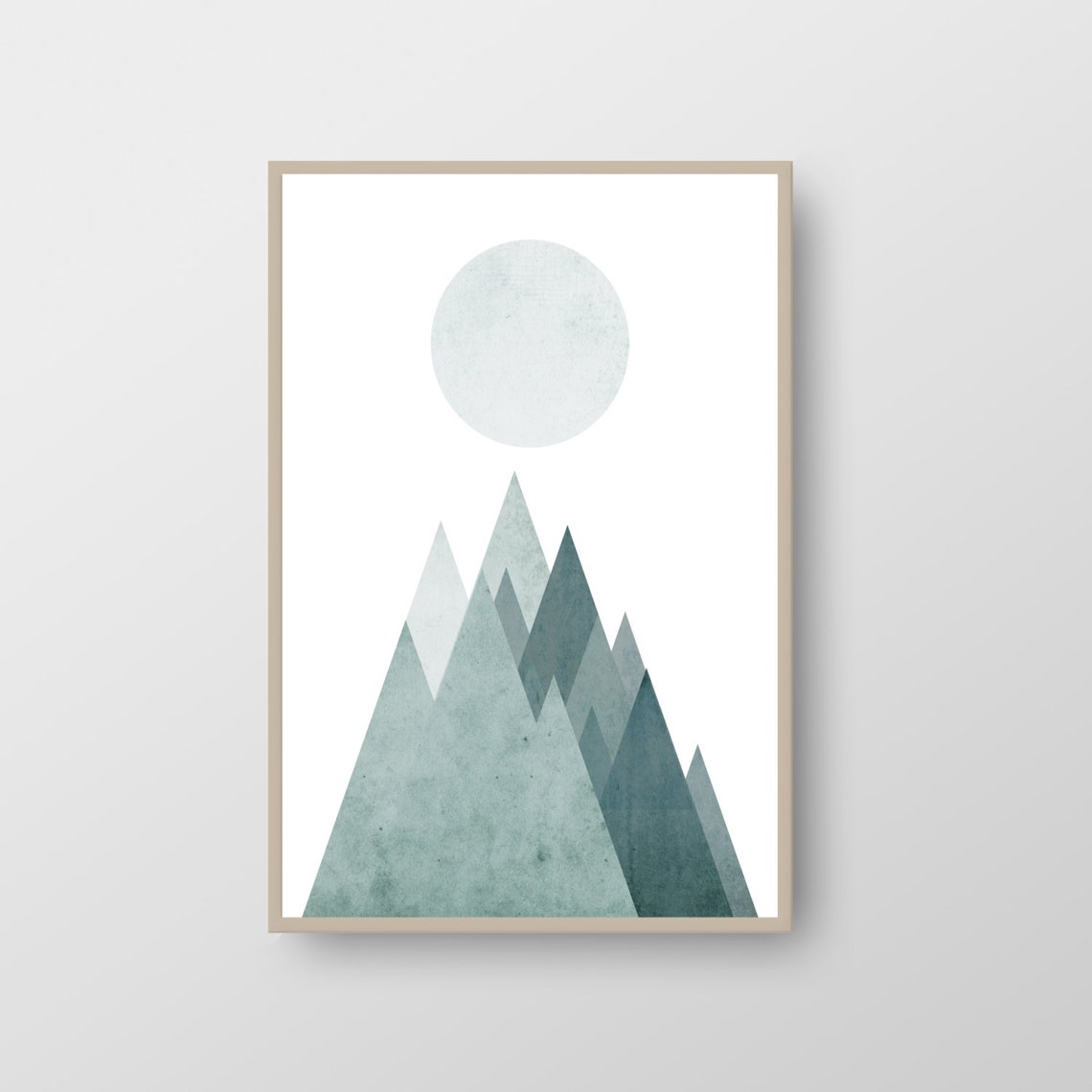 Scandinavian Print Printable Nordic Poster Mid-century Art - Etsy