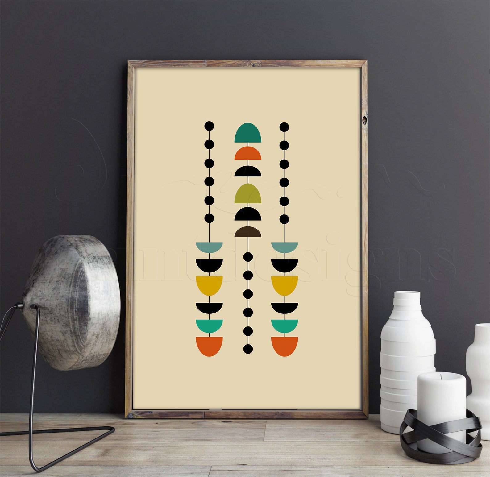 Printable Mid-century Poster Modern Mid Century Print - Etsy
