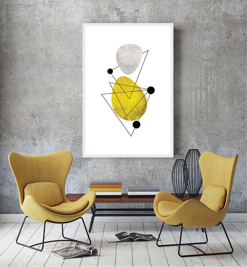 Printable Mid Century Poster Modern Mid-Century Print | Etsy