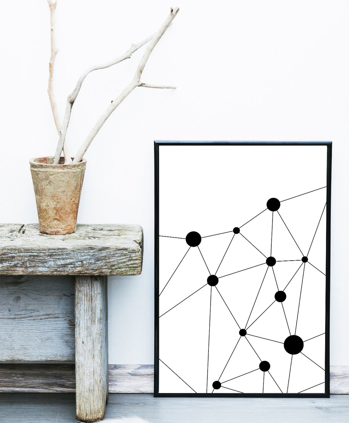 Printable Minimalist Poster Minimalist Geometric Print | Etsy