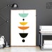 Mid-century Art Scandinavian Poster Modern Print Minimal - Etsy Canada