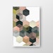 Printable Geometric Art, Geometric Print, Hexagon Poster, Modern Art ...