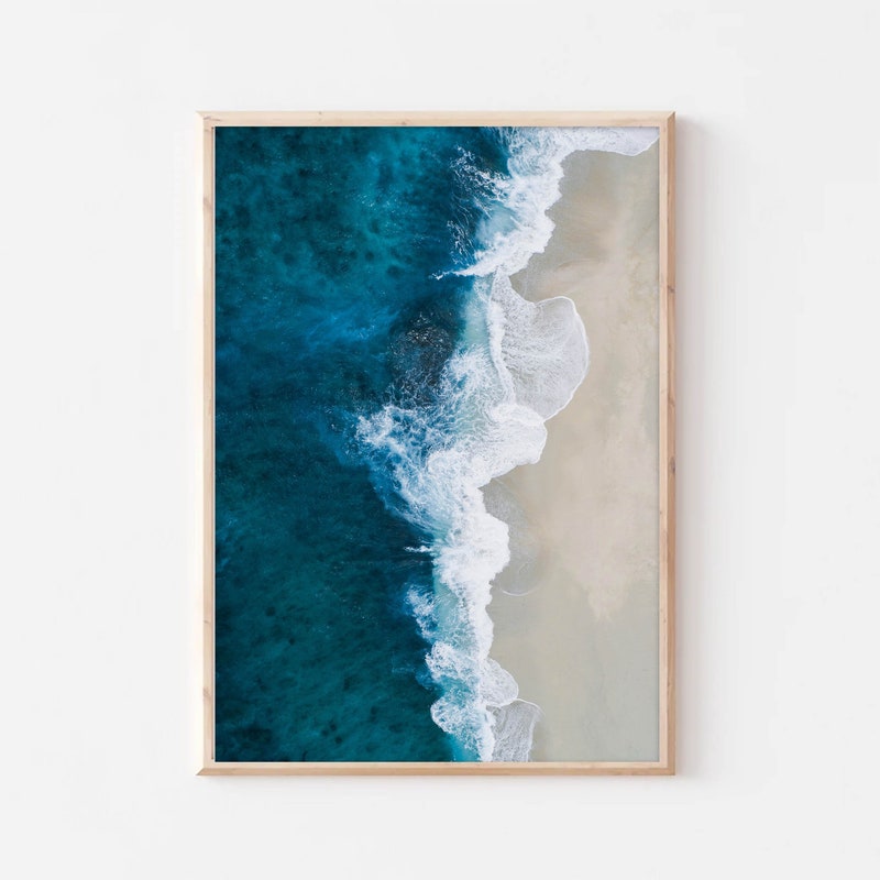 Aerial Beach Print - Etsy