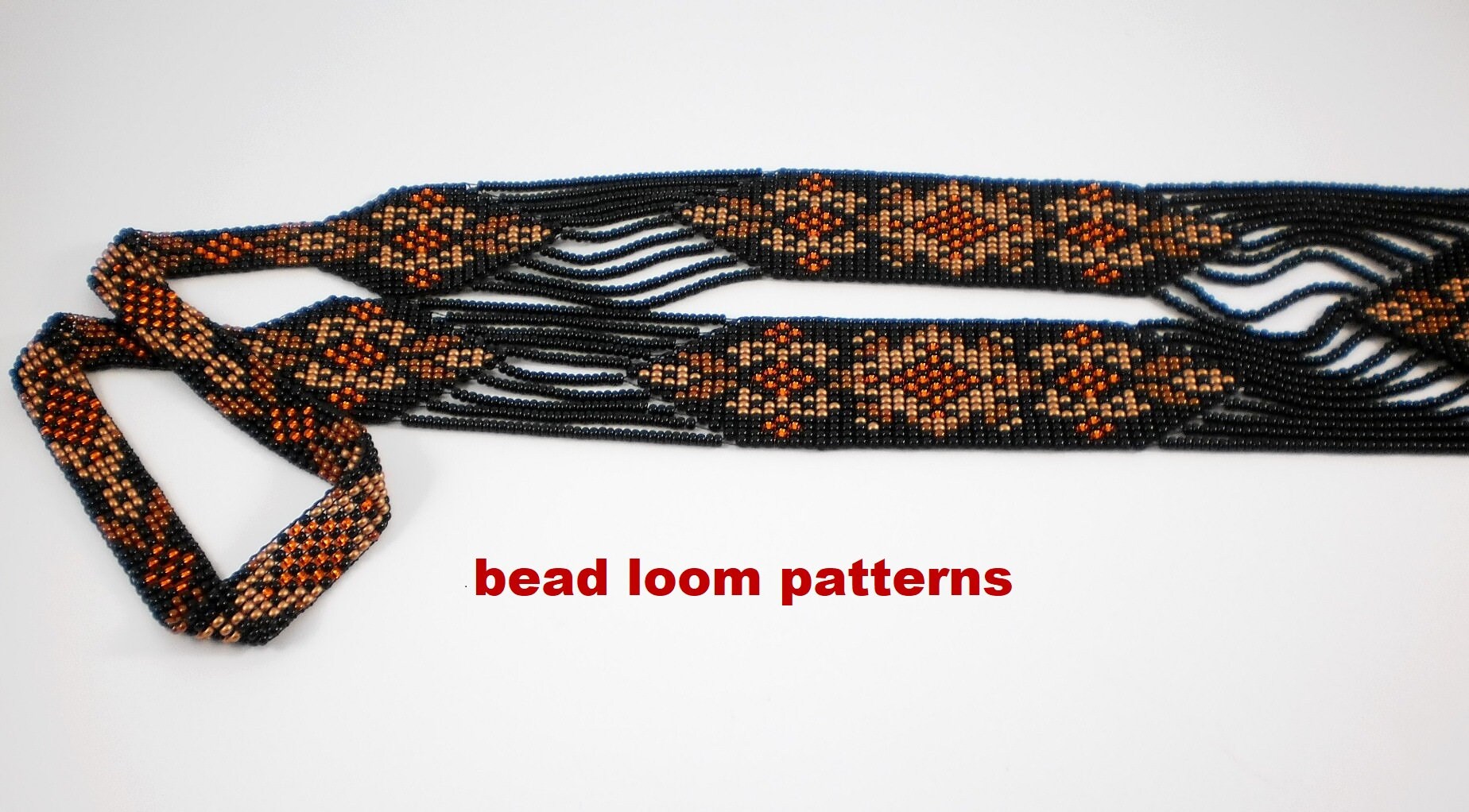 Gerdan-split-loom Necklace Bead Loom Patterns, Beading Loom, Only ...