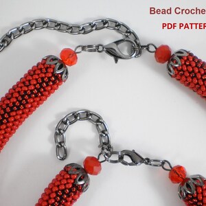 Bead Crochet Rope Pattern for Beading Necklace and | Etsy