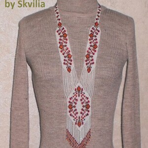 Bead Loom Patterns, Schemes for a Split-loom Necklace, Beading Loom ...