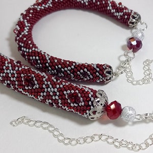 Bead Crochet Rope Patterns for Beading «rubie» Necklace and Bracelet ...