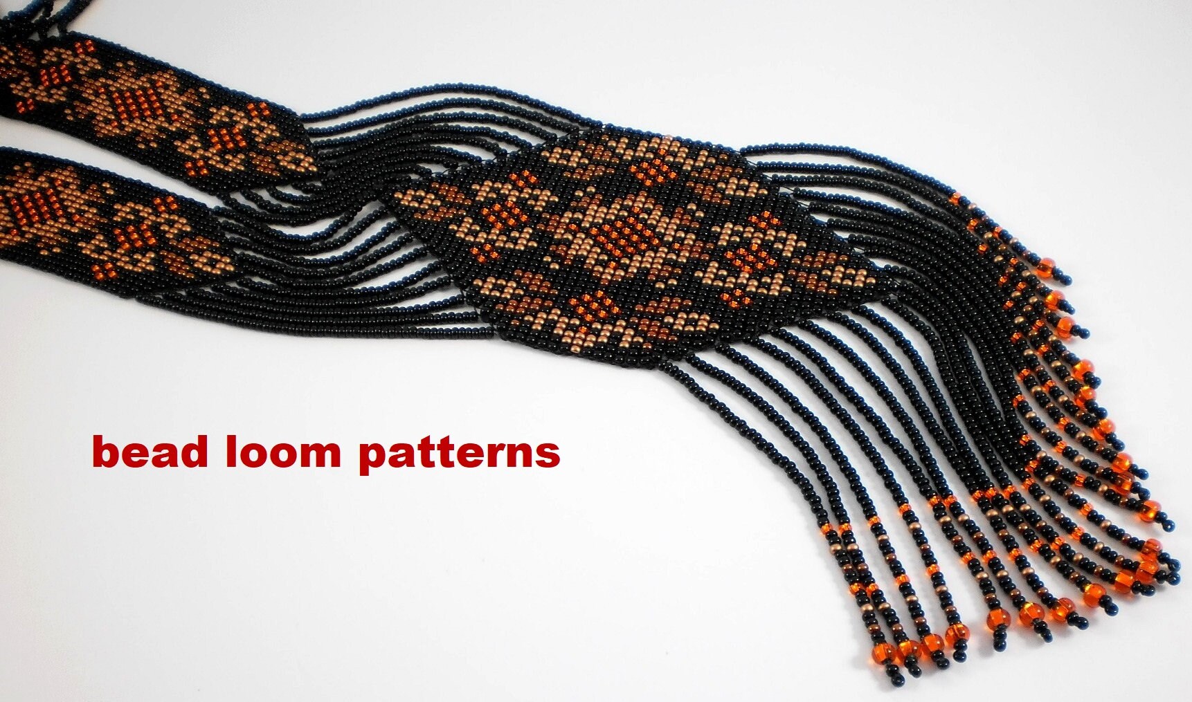 Gerdan-split-loom Necklace Bead Loom Patterns, Beading Loom, Only ...