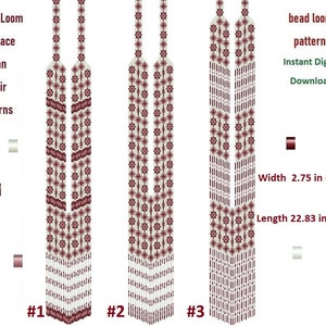 Bead Loom Patterns, Gerdan-split-loom Necklace, Beaded Sautoirs ...
