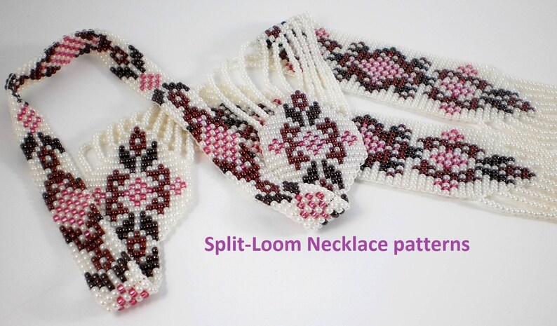 Gerdan-split-loom Necklace Bead Loom Patterns, Beading Loom, Only ...