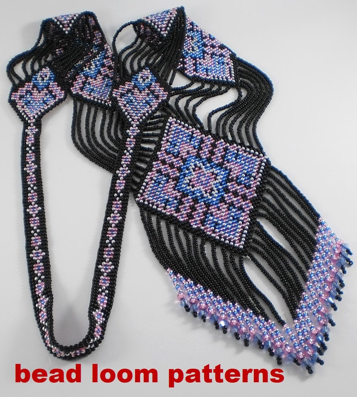 Bead Loom Patterns, Gerdan-split-loom Necklace, Beaded Sautoirs ...