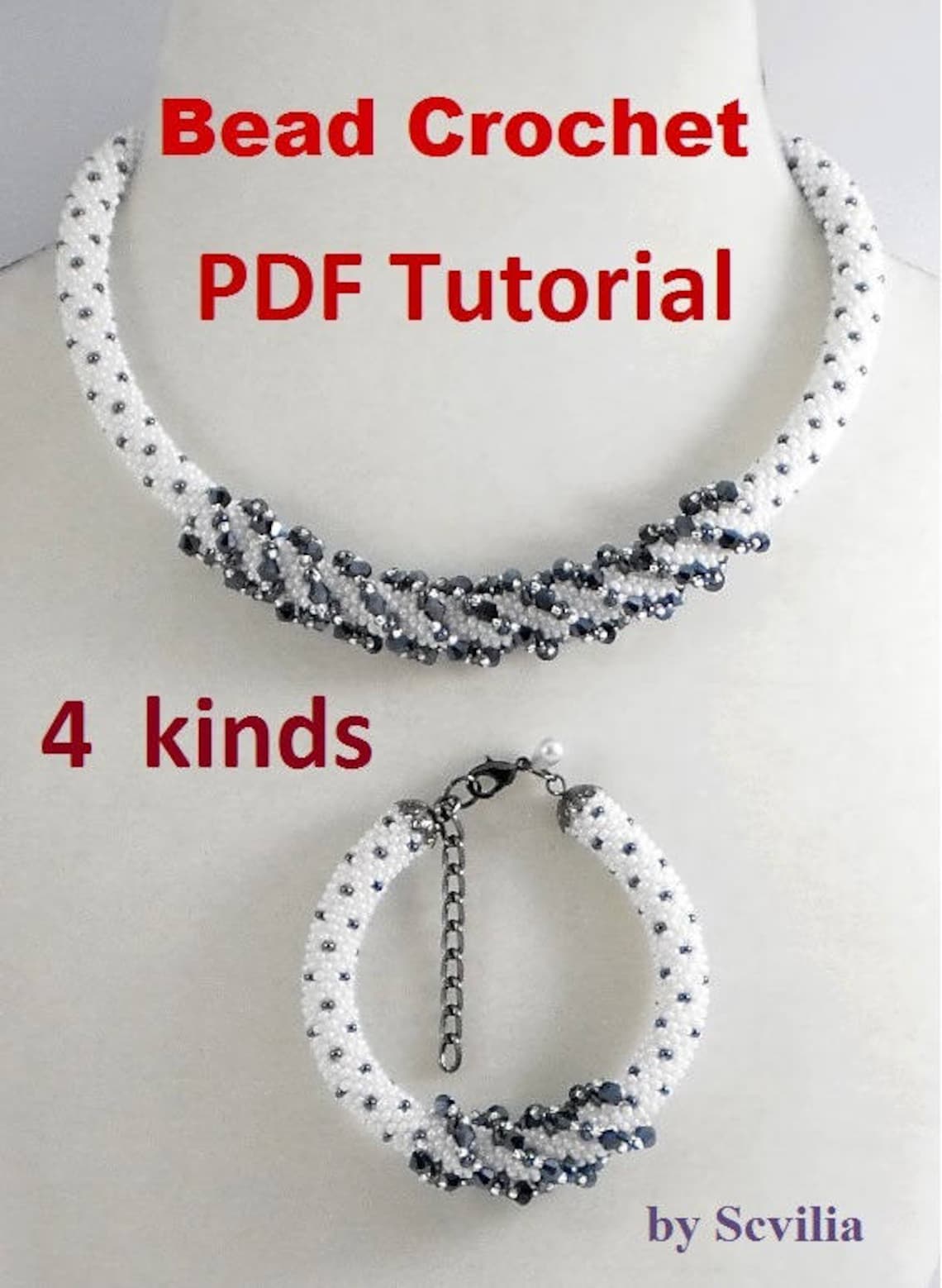 Bead Crochet Rope Pattern for Beading secret Necklace and Bracelet 4 ...