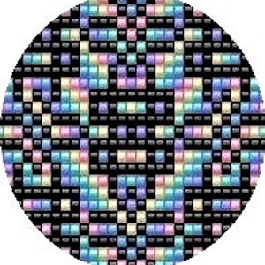 Bead Loom Pattern, Scheme for a Gerdan-split-loom Necklace, Beaded ...