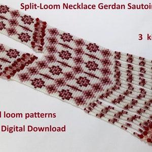 Bead Loom Patterns, Gerdan-split-loom Necklace, Beaded Sautoirs ...