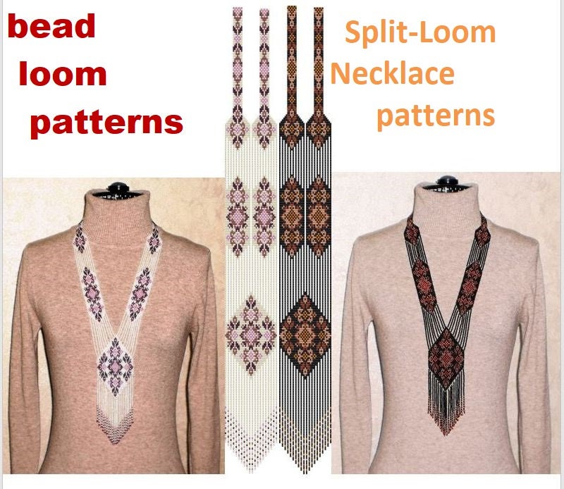 Patterns Beading Loom Pattern beaded jewelry Gerdan Beaded Necklace ...