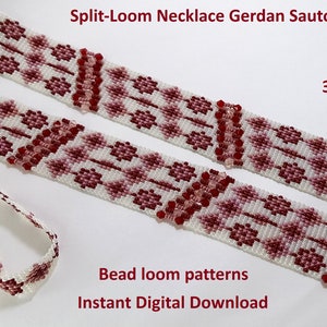 Bead Loom Patterns, Gerdan-split-loom Necklace, Beaded Sautoirs ...