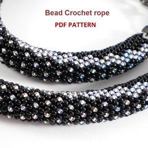 Bead Crochet Rope Pattern for Beading Necklace and | Etsy