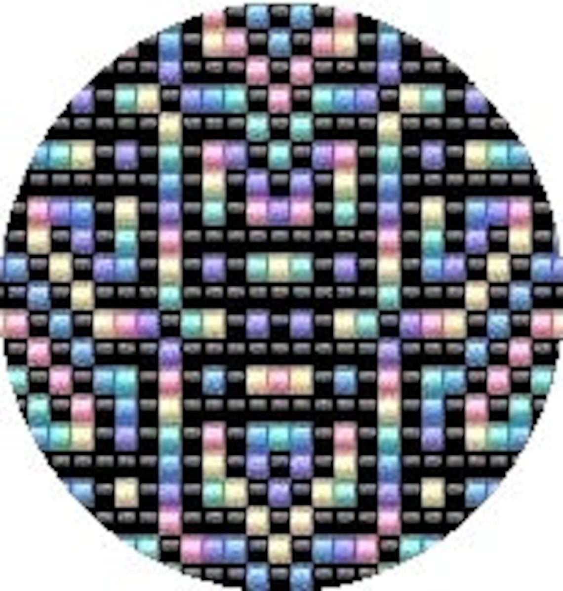 Bead Loom Pattern Scheme for a Gerdan-split-loom Necklace - Etsy