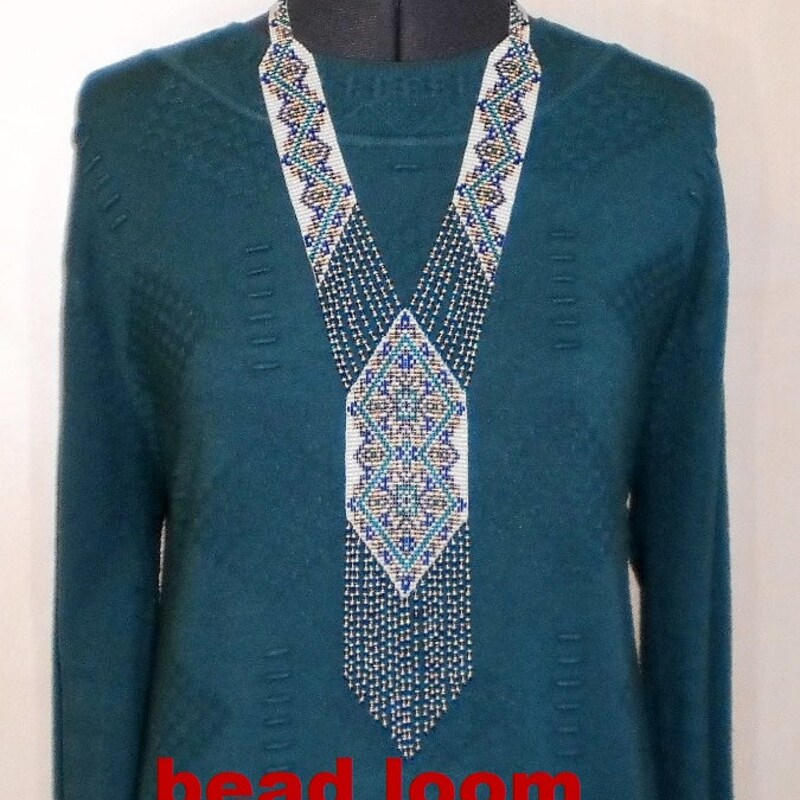 Loom Beaded Necklace - Etsy