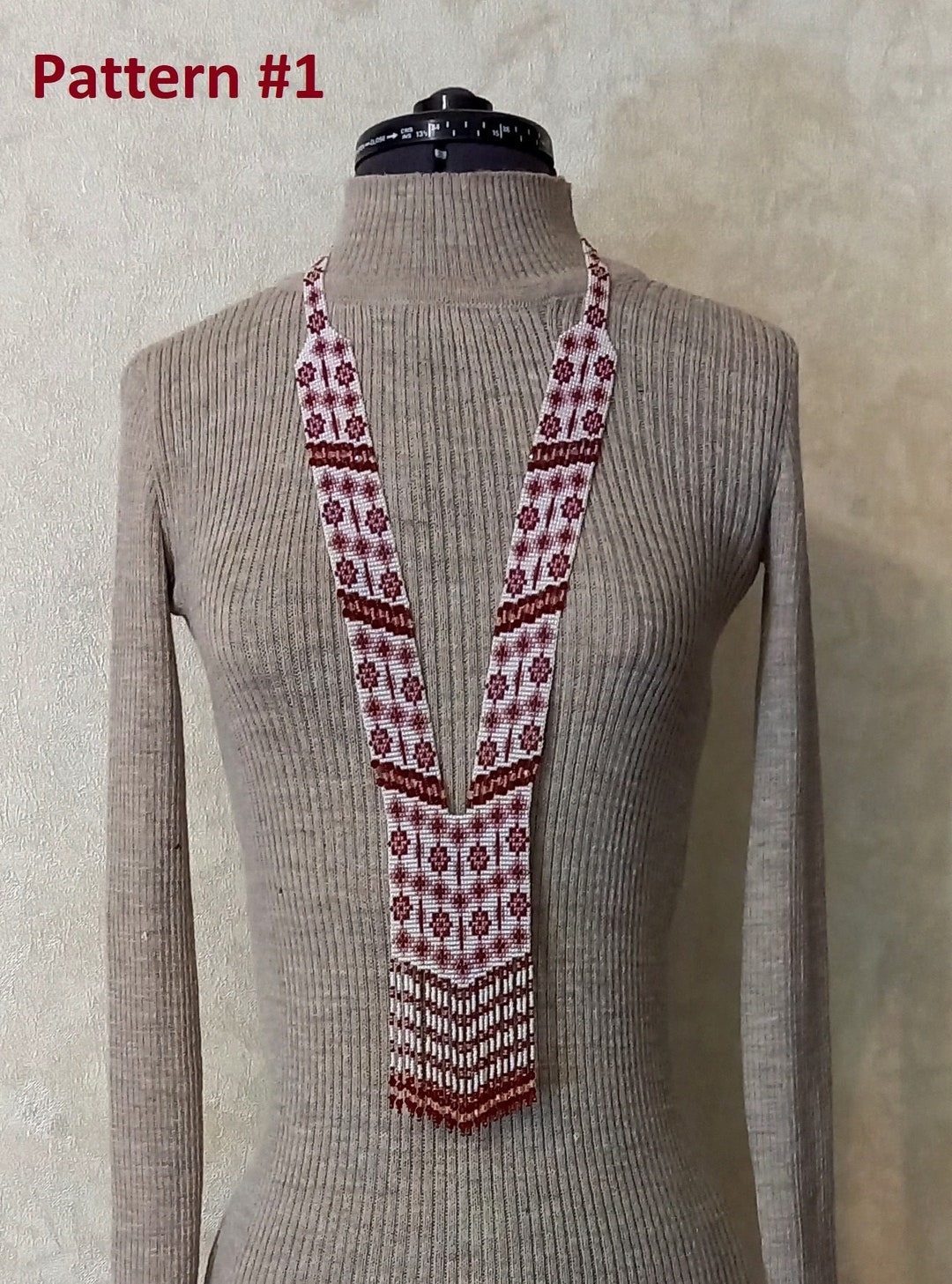 Bead Loom Patterns, Gerdan-split-loom Necklace, Beaded Sautoirs ...