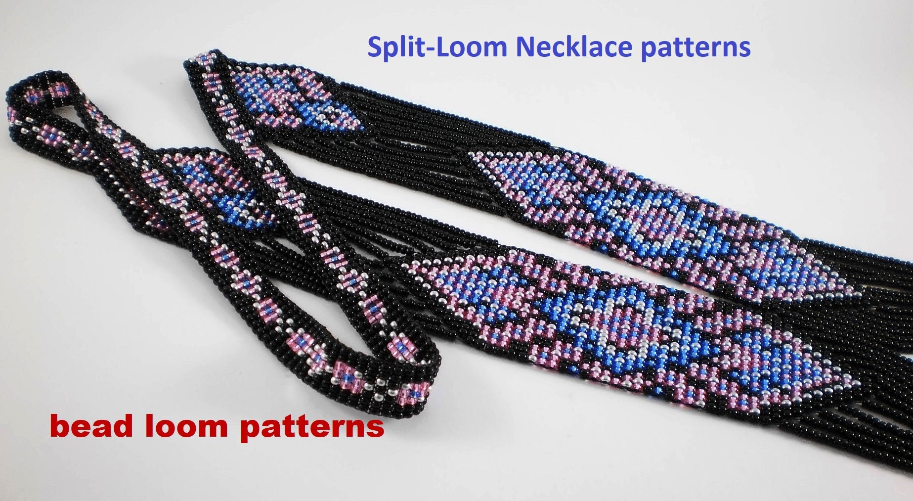 Bead Loom Patterns, Gerdan-split-loom Necklace, Beaded Sautoirs ...