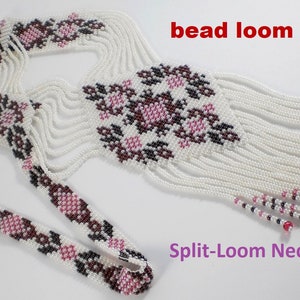 Gerdan-split-loom Necklace Bead Loom Patterns, Beading Loom, Only ...