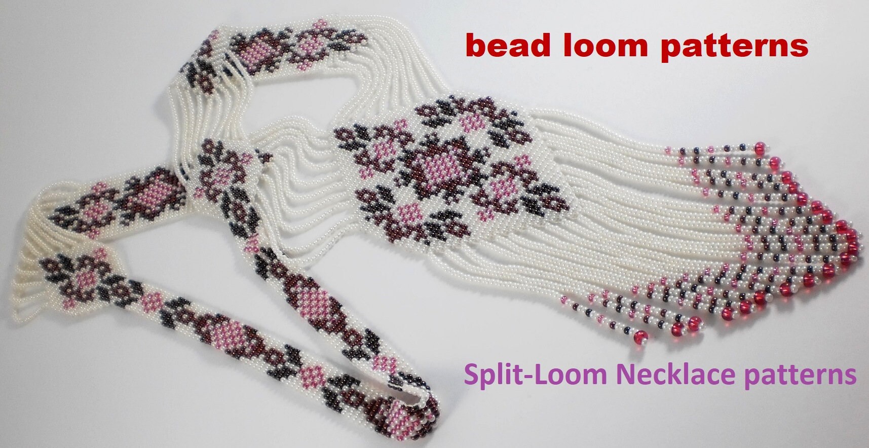 Gerdan-split-loom Necklace Bead Loom Patterns, Beading Loom, Only ...