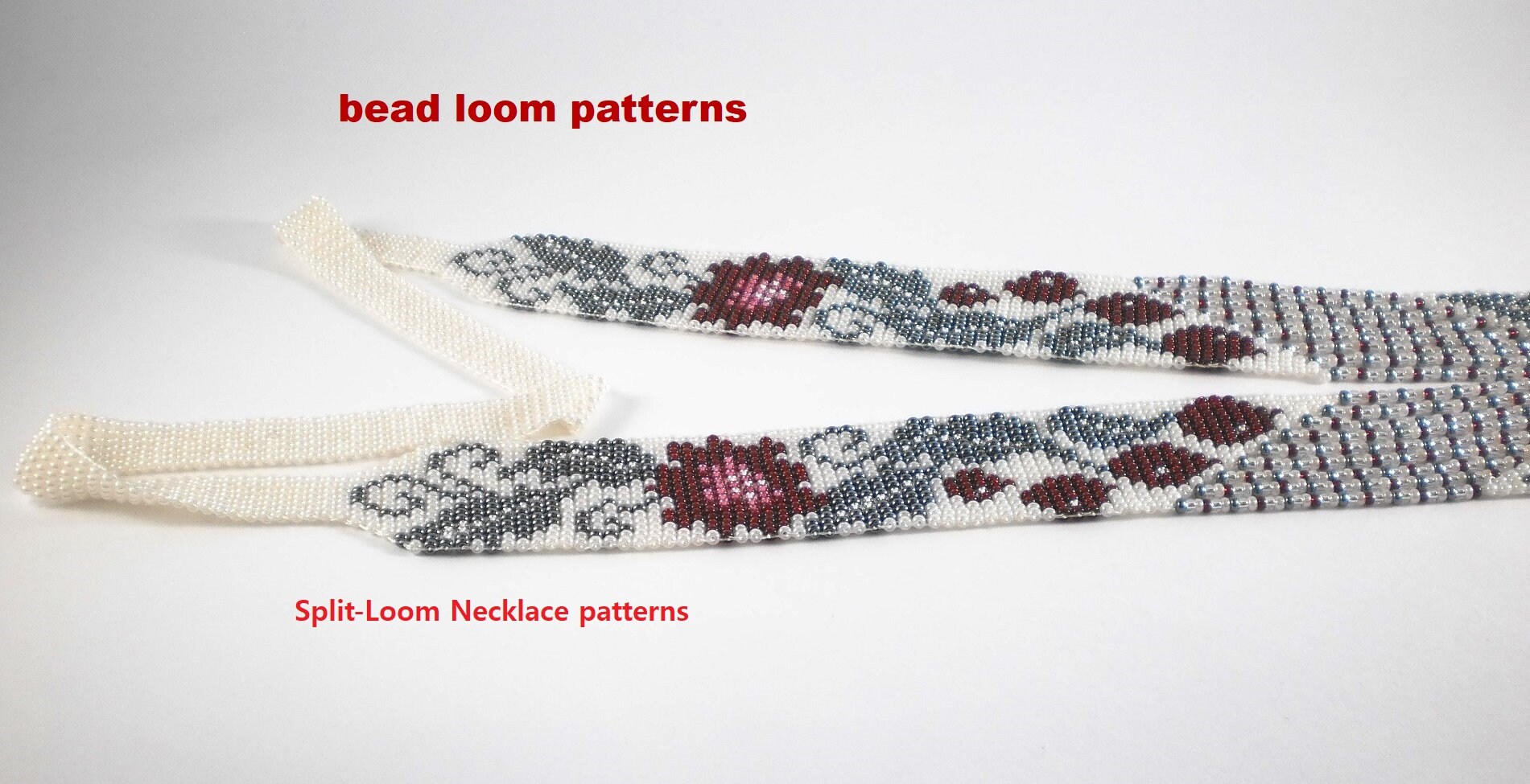 Bead Loom Patterns, Patterns for a Gerdan-split-loom Necklace, Beading ...