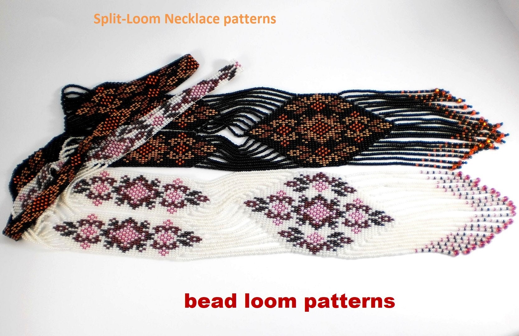 Gerdan-split-loom Necklace Bead Loom Patterns, Beading Loom, Only ...
