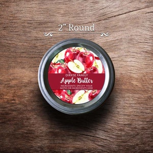 Customized Label - Applesauce, Apple Jelly, Preserves, Watercolor Style ...