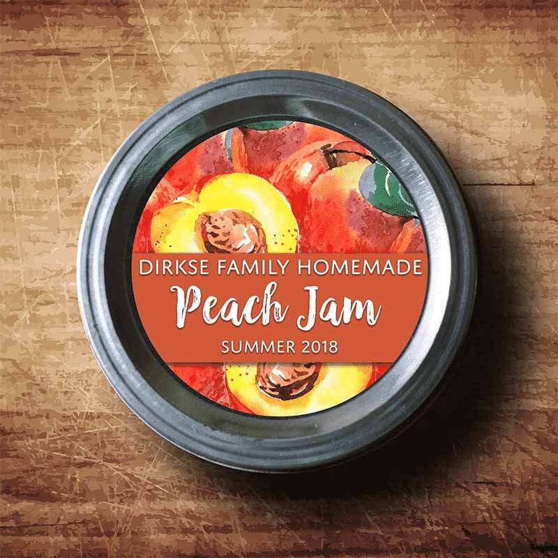 Peach Labels - Etsy