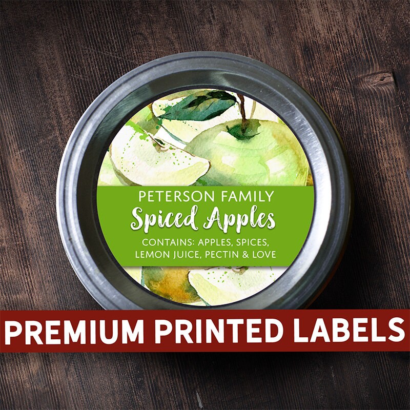 Customized Label Applesauce Apple Jelly Preserves | Etsy
