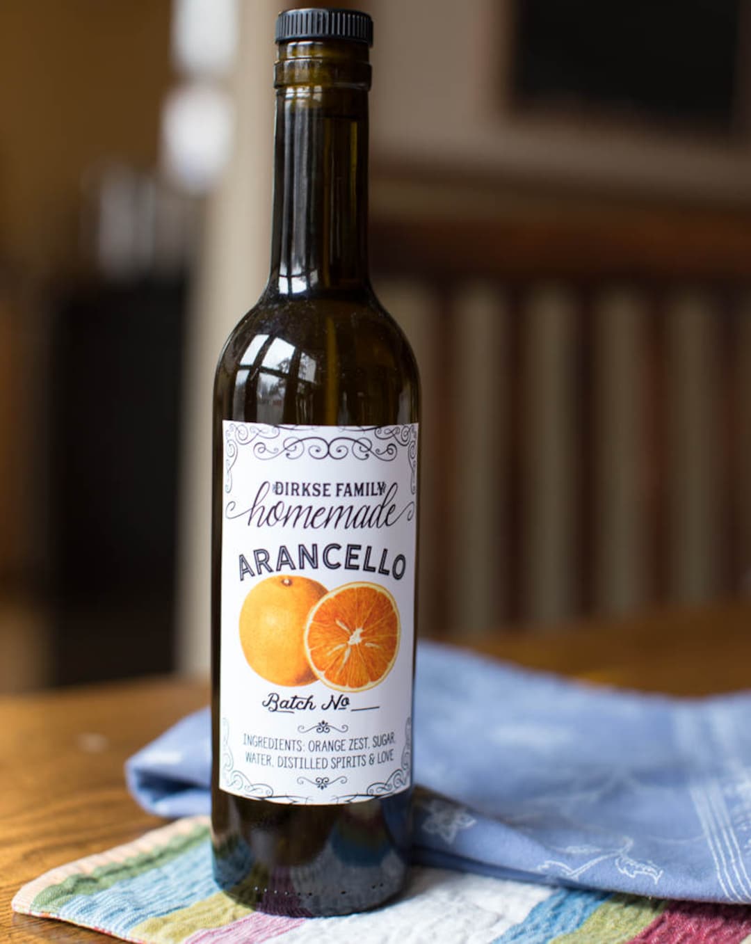 Customized Label - Arancello, Orange Liqueur, Homemade Grand Marnier ...