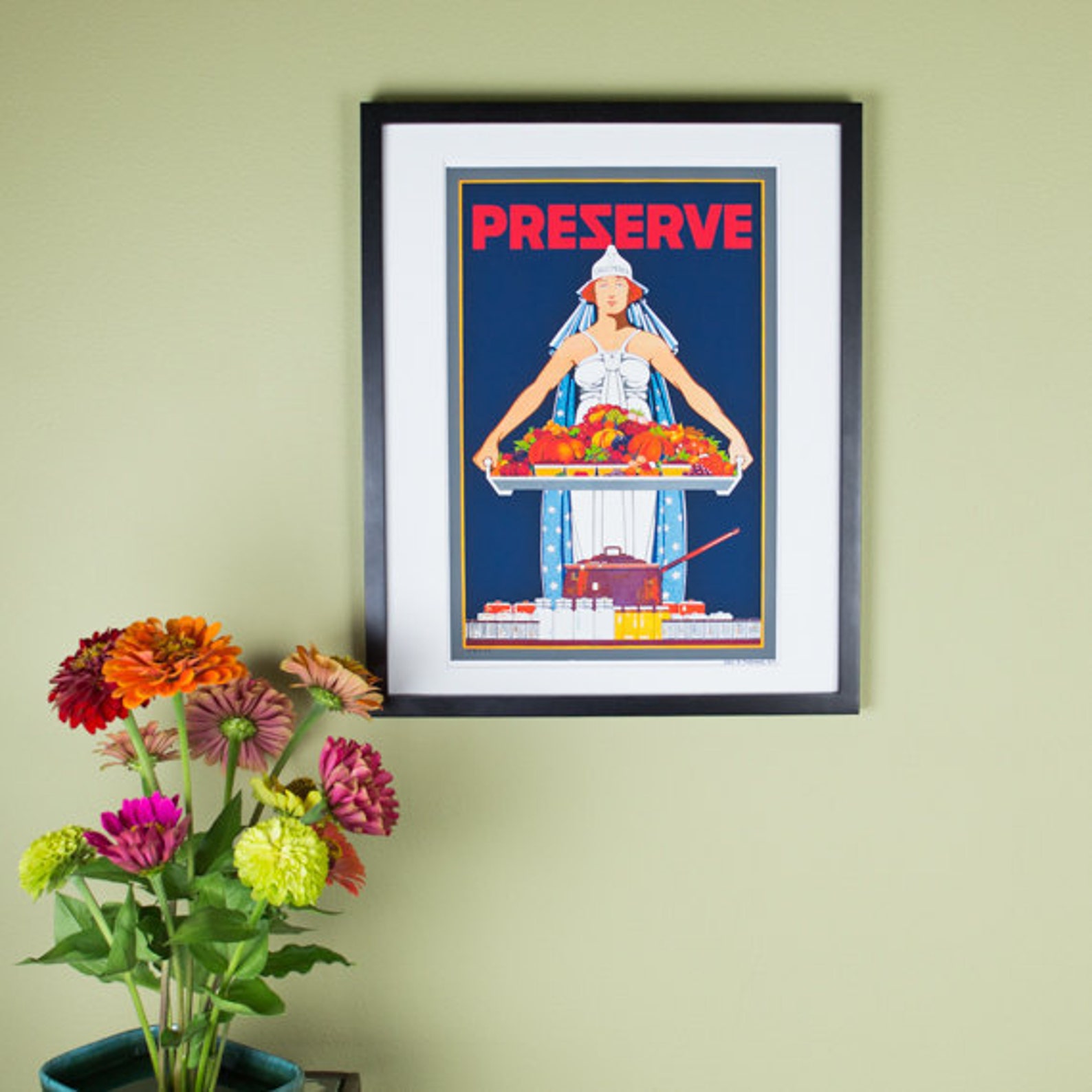 Preserve Poster - Vintage Canning Poster Reproduction - Columbia ...