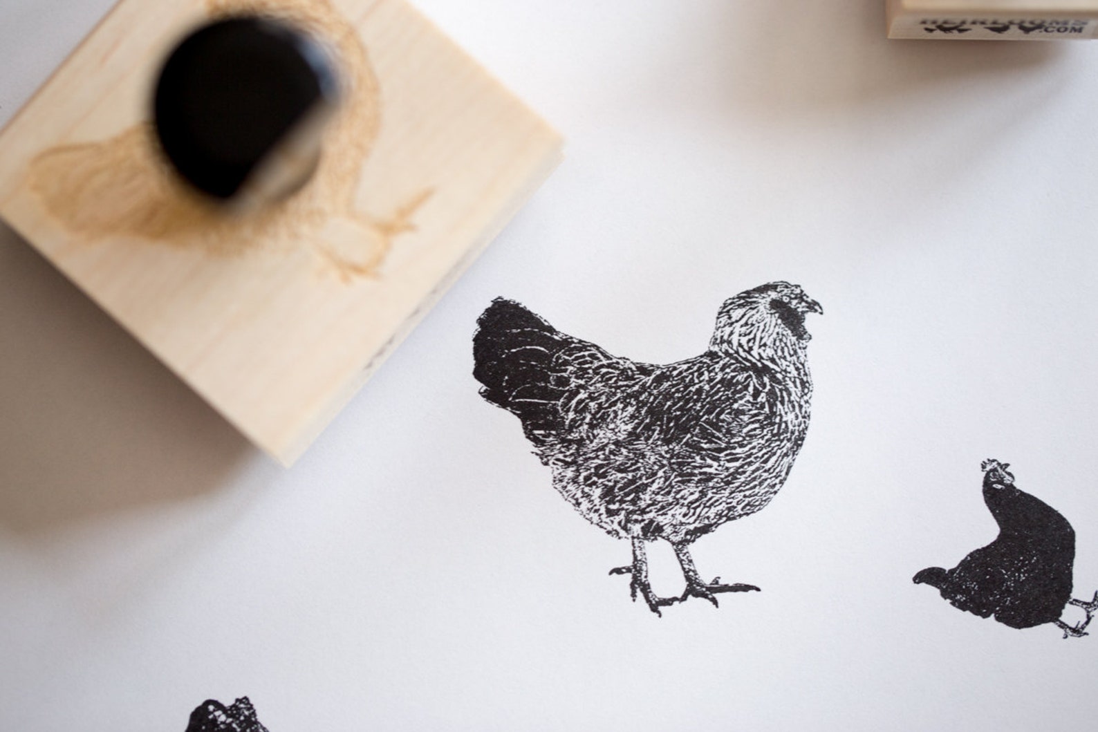 Flock Stamps Hand Drawn Intricate Stamps of Chickens Ducks - Etsy