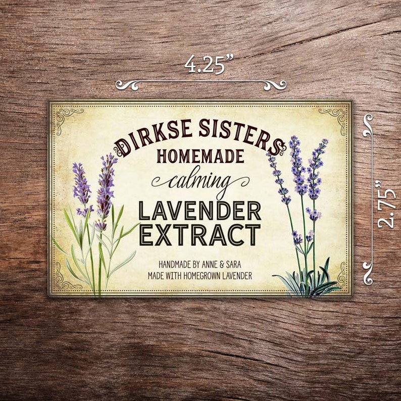 Customized Label - Lavender Extract, Tincture, Lavender Essential Oil ...