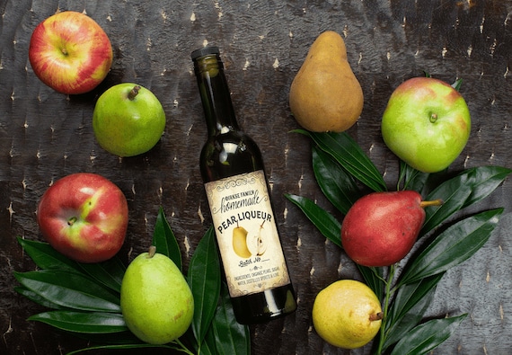 Homemade Pear Brandy