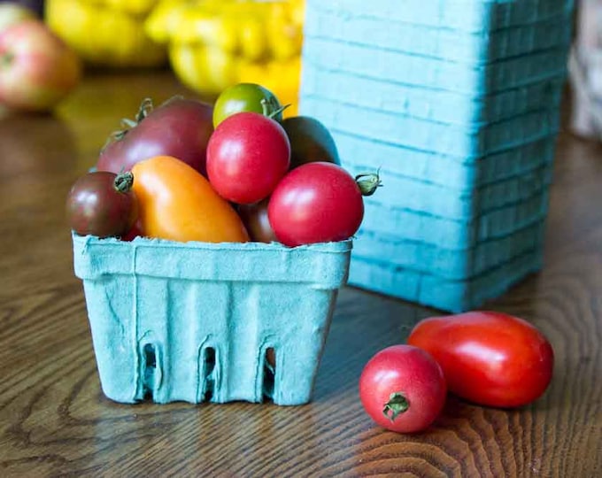 10 Pc Natural Berry Basket, Kraft Strawberry Baskets, 1 Pint Size - Etsy